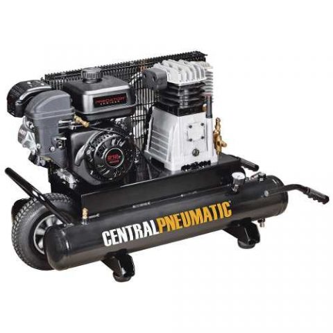 ⚡ Compresor A Gasolina Portatil 9 Gal 212cc 135 Psi De Carreta