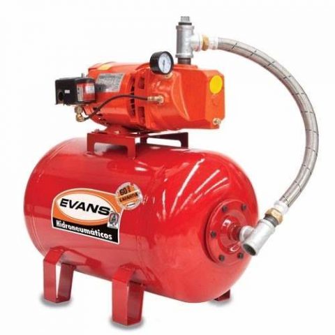 ⚡ Hidroneumático Evans 25 Litros Hydro-mac Bomba Jet 1/2 Hp