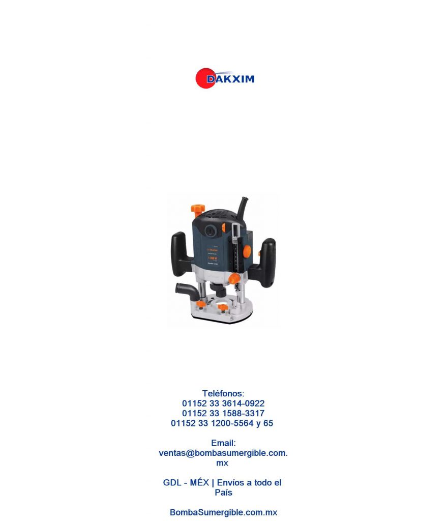 ⭐ Router Industrial 1200 W Truper A16610