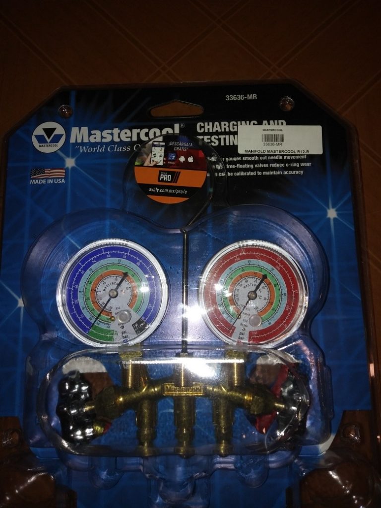 ⭐ Manómetro Profesional Mastercool R134a